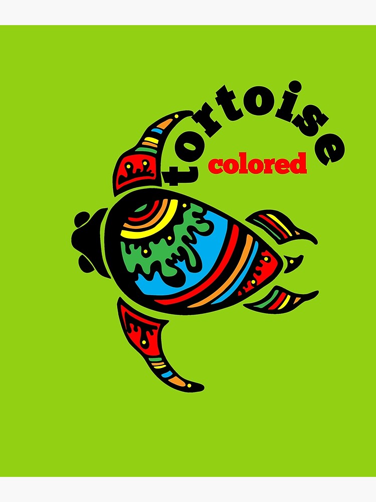 "Tortoise, color" Poster for Sale by LHILYASS | Redbubble
