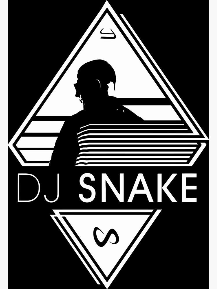 "DJ SNAKE Poster" Sticker by gomezkenelm | Redbubble