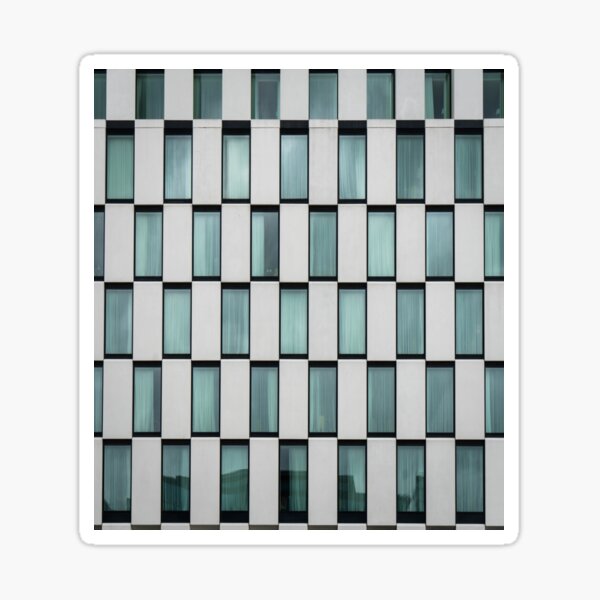 "Building Windows" Sticker by mustansarturi12 | Redbubble