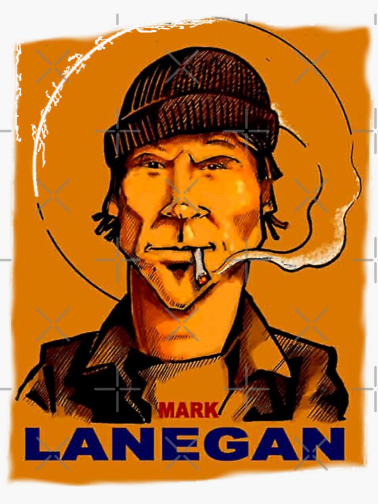 "Rip Mark Lanegan" Sticker for Sale by MAGICtissue | Redbubble