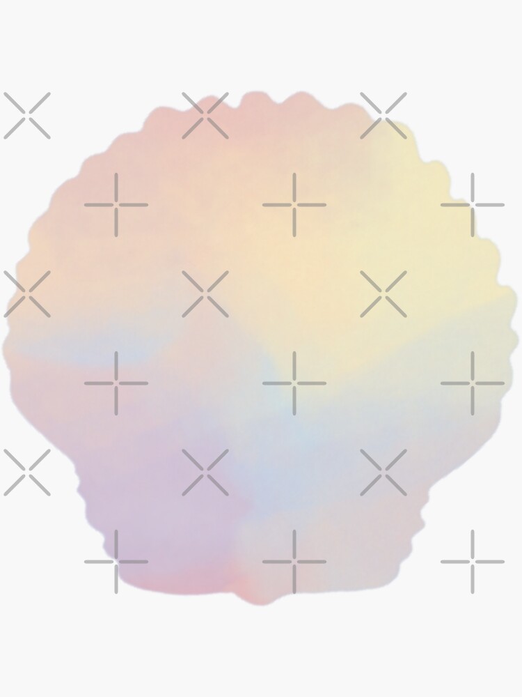 "aesthetic pastel shells" Sticker for Sale by jchun | Redbubble