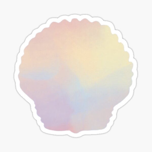"aesthetic pastel shells" Sticker for Sale by jchun | Redbubble