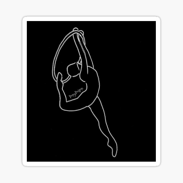 "Simple Lines Lyra Dancer" Sticker for Sale by PonyPoison | Redbubble