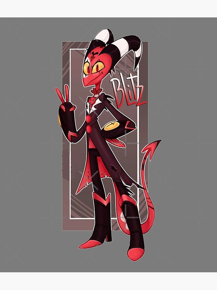 "Blitzo - Helluva Boss" Poster for Sale by OtakuEmporium | Redbubble