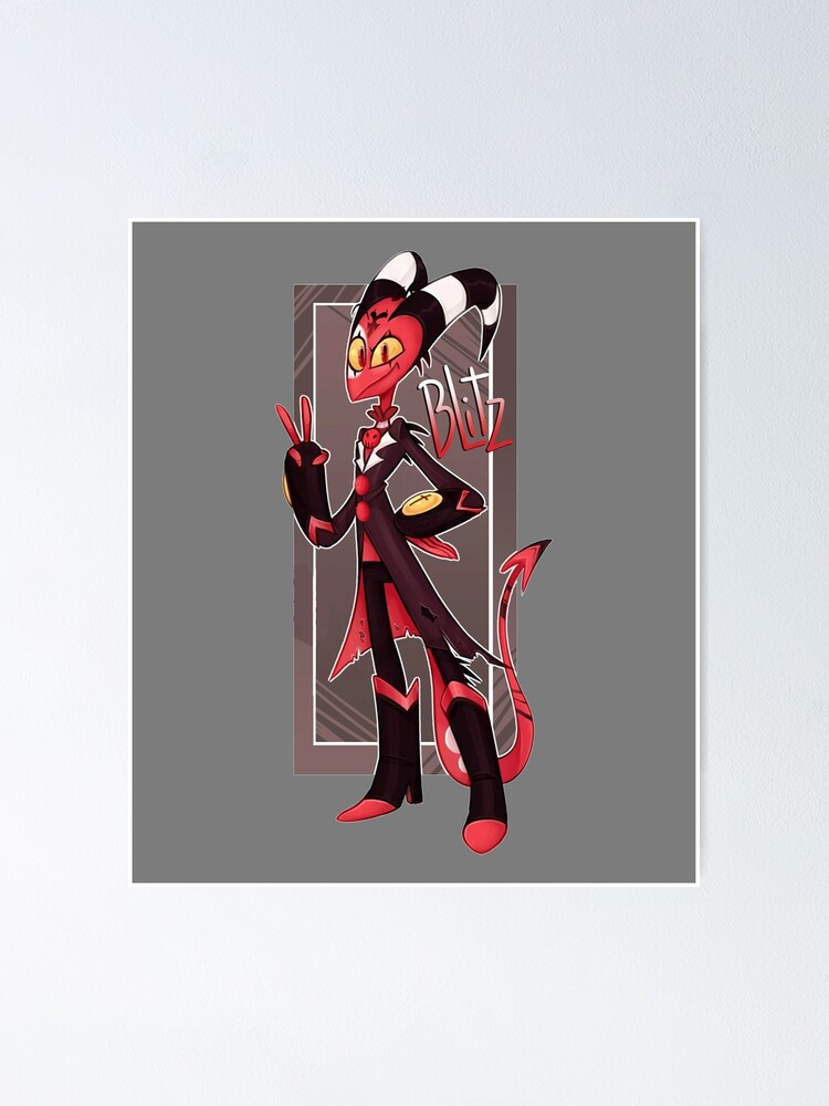 "Blitzo - Helluva Boss" Poster for Sale by OtakuEmporium | Redbubble