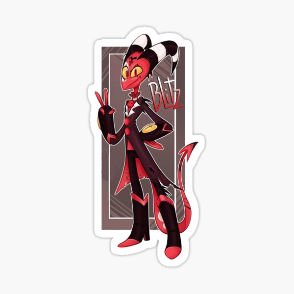 "Blitzo - Helluva Boss" Sticker by OtakuEmporium | Redbubble