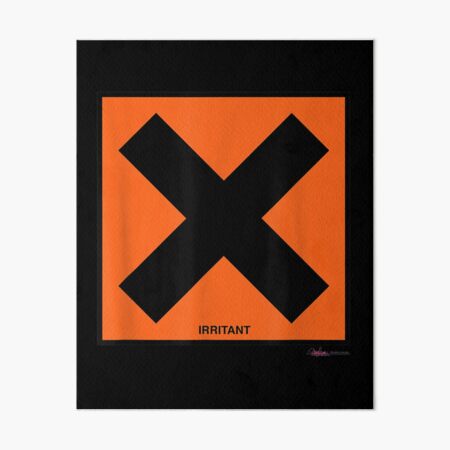 "Irritant Symbol " Art Board Print for Sale by MadadMokila | Redbubble