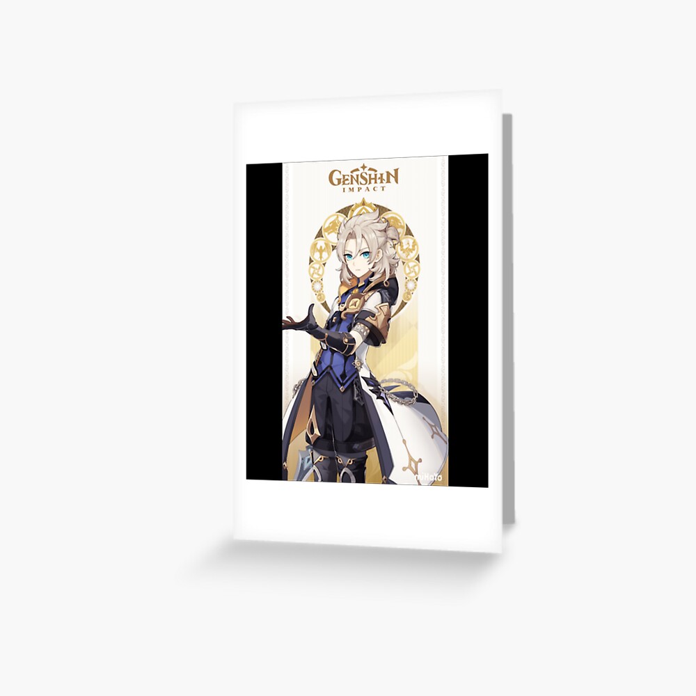 "Albedo - Genshin Impact Classic ." Greeting Card by lanikatheri ...