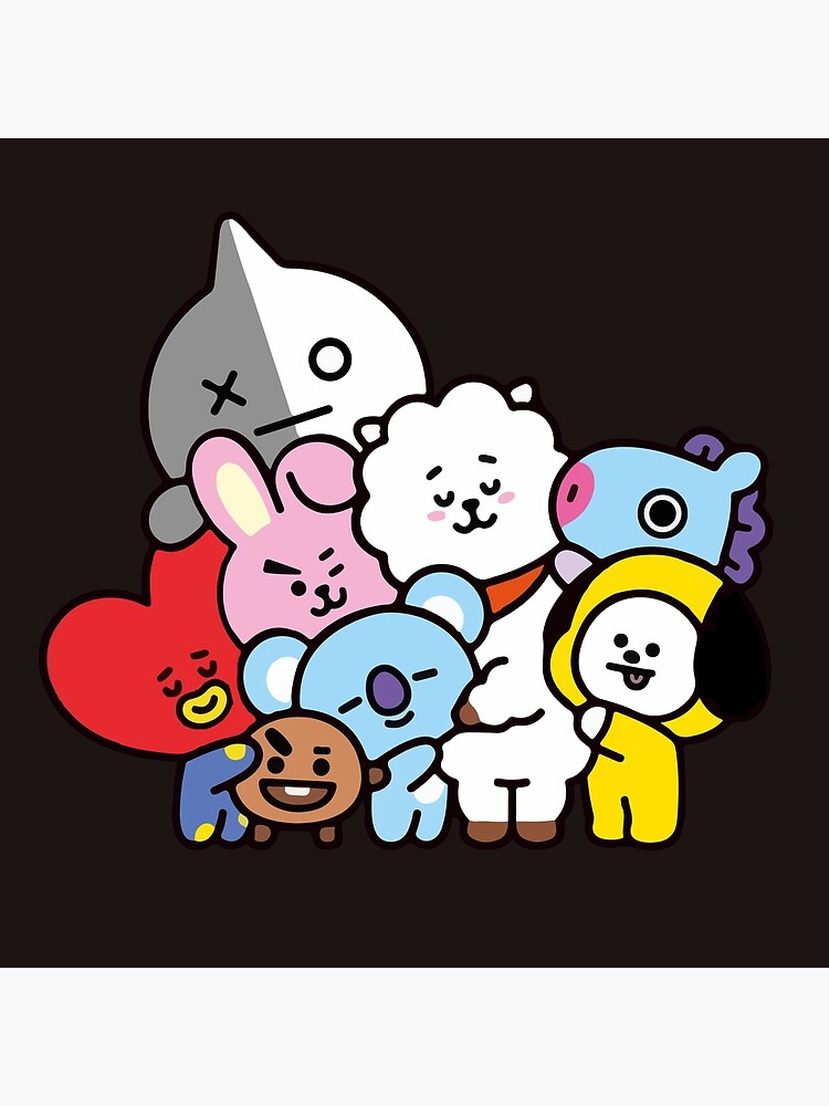 "BT21" Poster for Sale by K-Chand | Redbubble