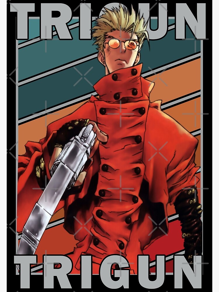 Lámina fotográfica «Vash the Stampede Trigun Toraigan Diseño de paleta ...