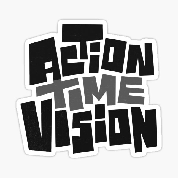 "Action Time Vision " Sticker by gminhthang19 | Redbubble