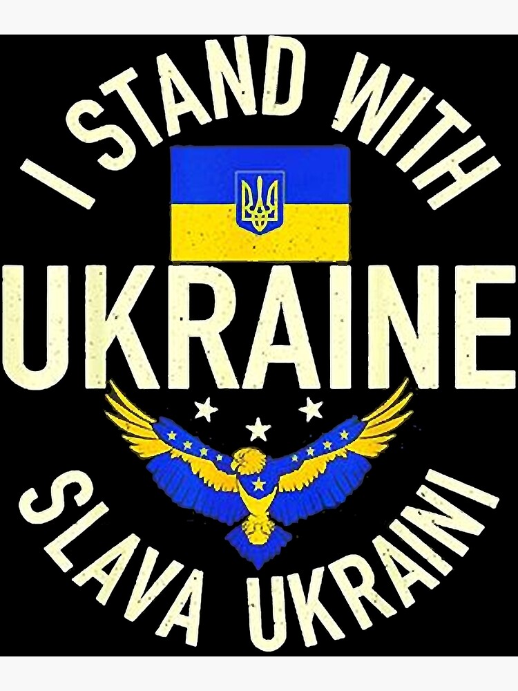 "slava ukraina " Poster for Sale by fallanjenia70 | Redbubble