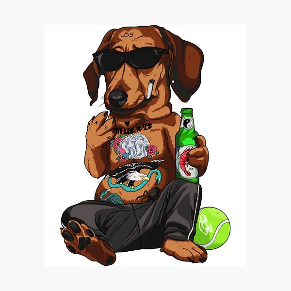 "Wiener Dawg - Fanart " Photographic Print for Sale by The3PeasLtdz ...