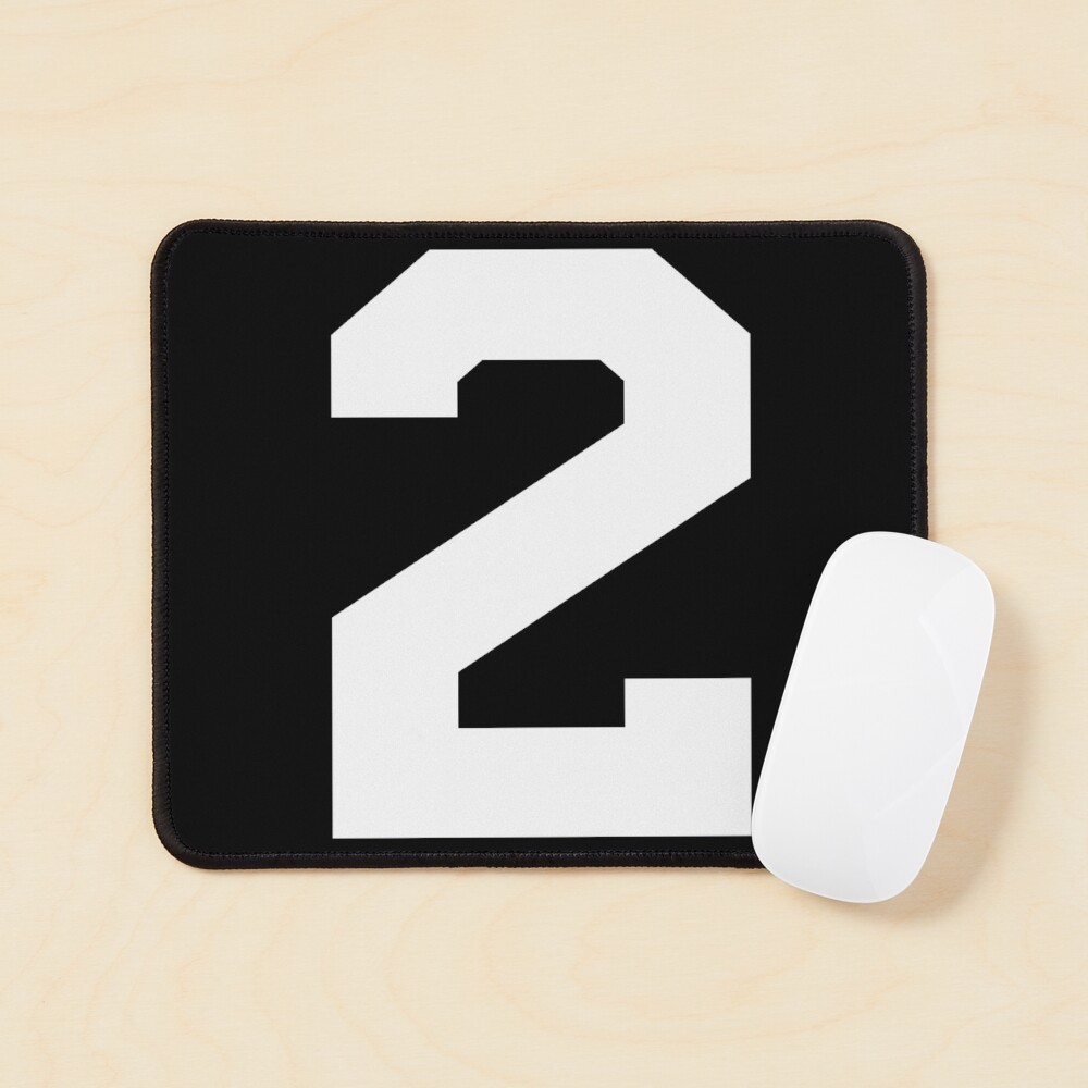 "Number 2, White two, Sports number 2" Poster for Sale by TheCultStuff ...