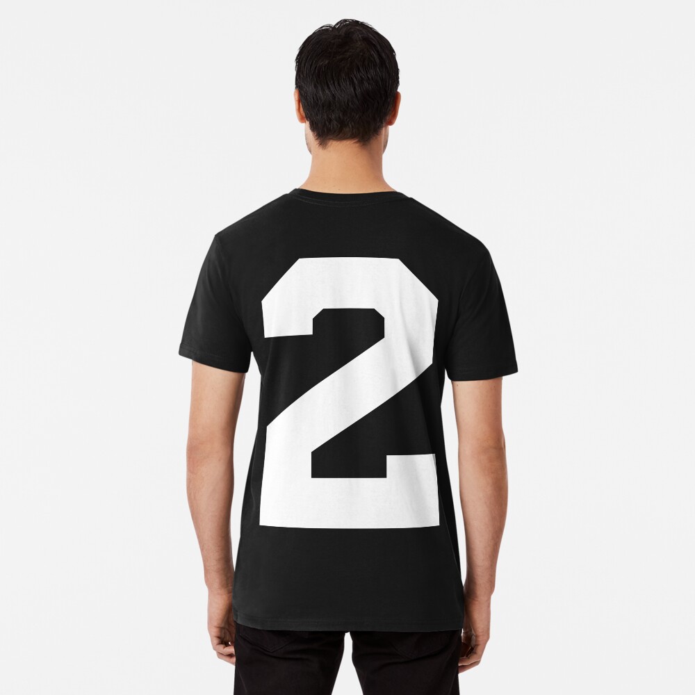 "Number 2, White two, Sports number 2" Poster for Sale by TheCultStuff ...