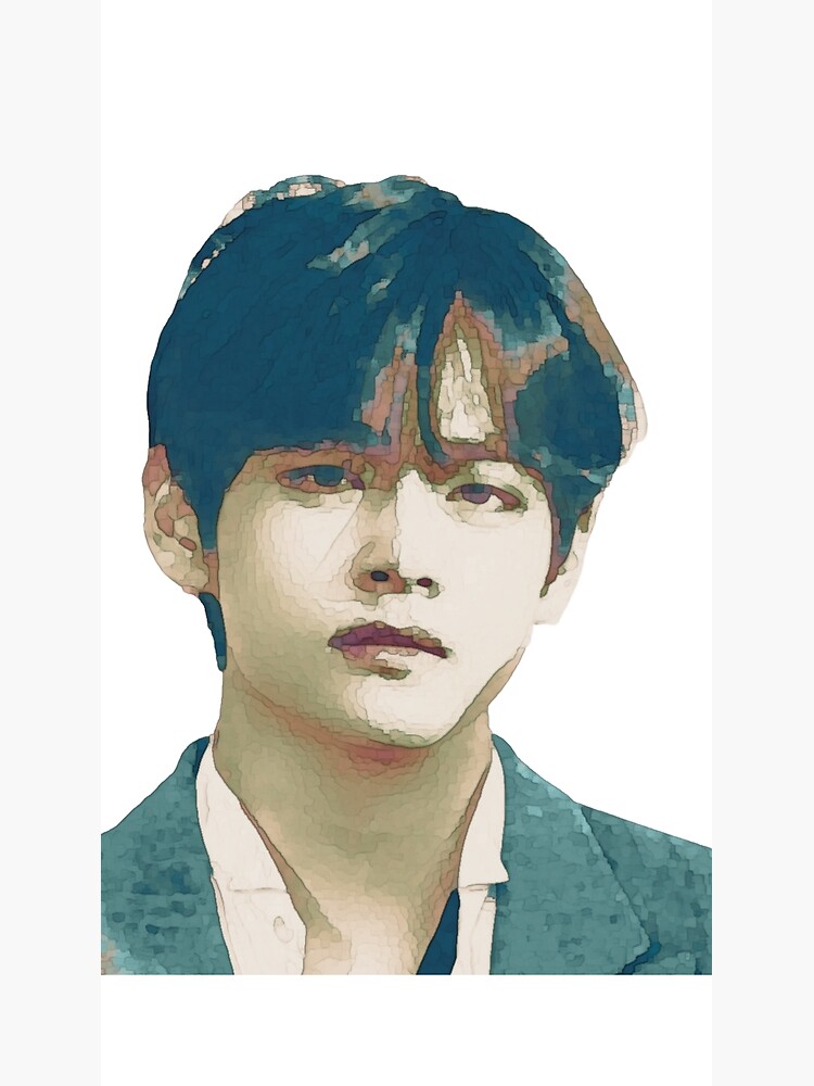 "BTS V Drawing potrait" Poster for Sale by Sugalybubble | Redbubble