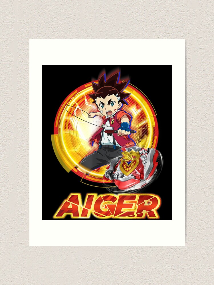 "BEYBLADE BURST TURBO AIGER" Art Print for Sale by HainoiGangbai ...