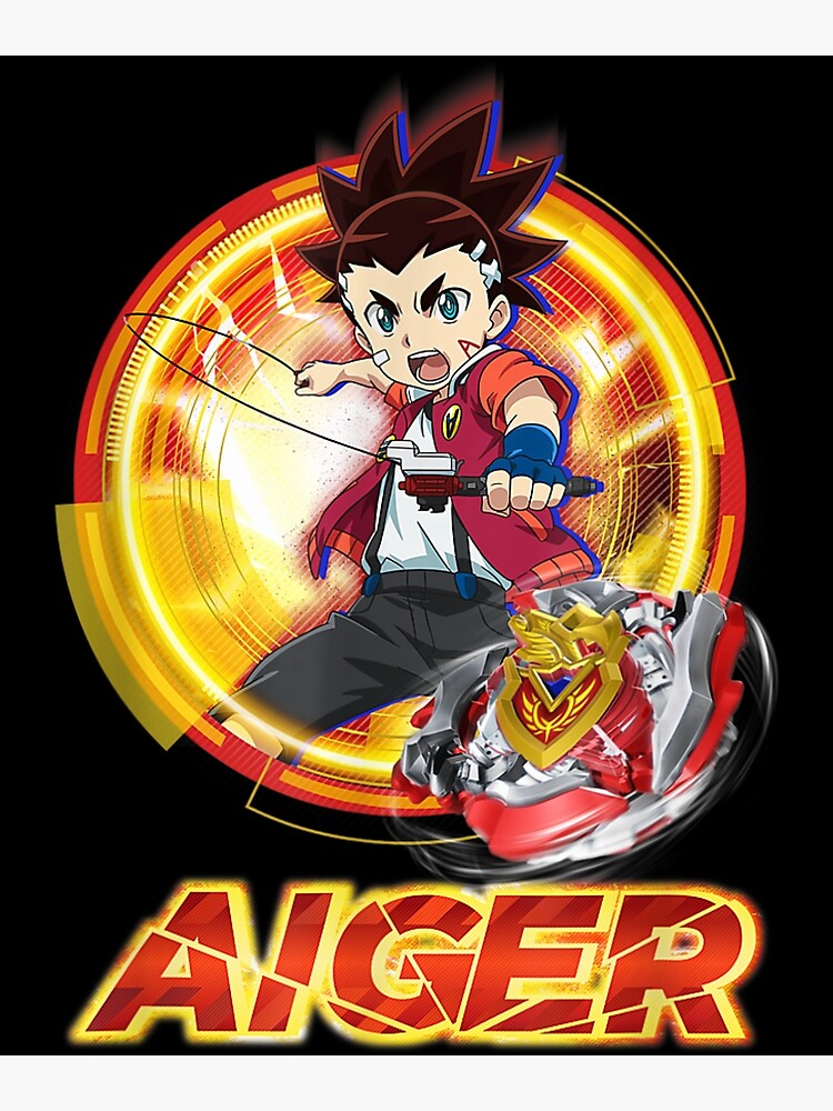 "BEYBLADE BURST TURBO AIGER" Art Print for Sale by HainoiGangbai ...