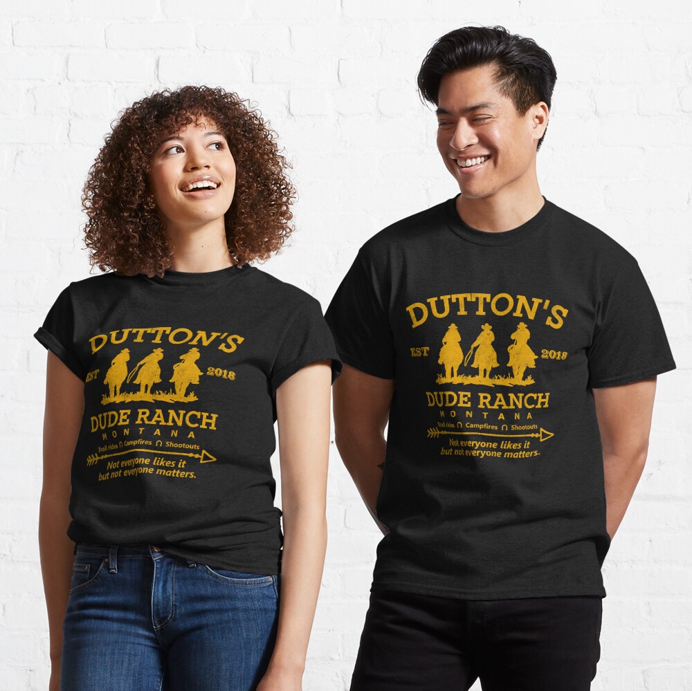 "Yellowstone Dutton's Dude Ranch TShirt" Poster for Sale by Cuprahe2987 ...