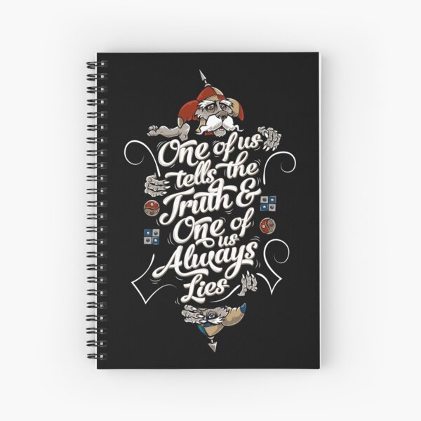 "The Riddle" Spiral Notebook by Nemons | Redbubble