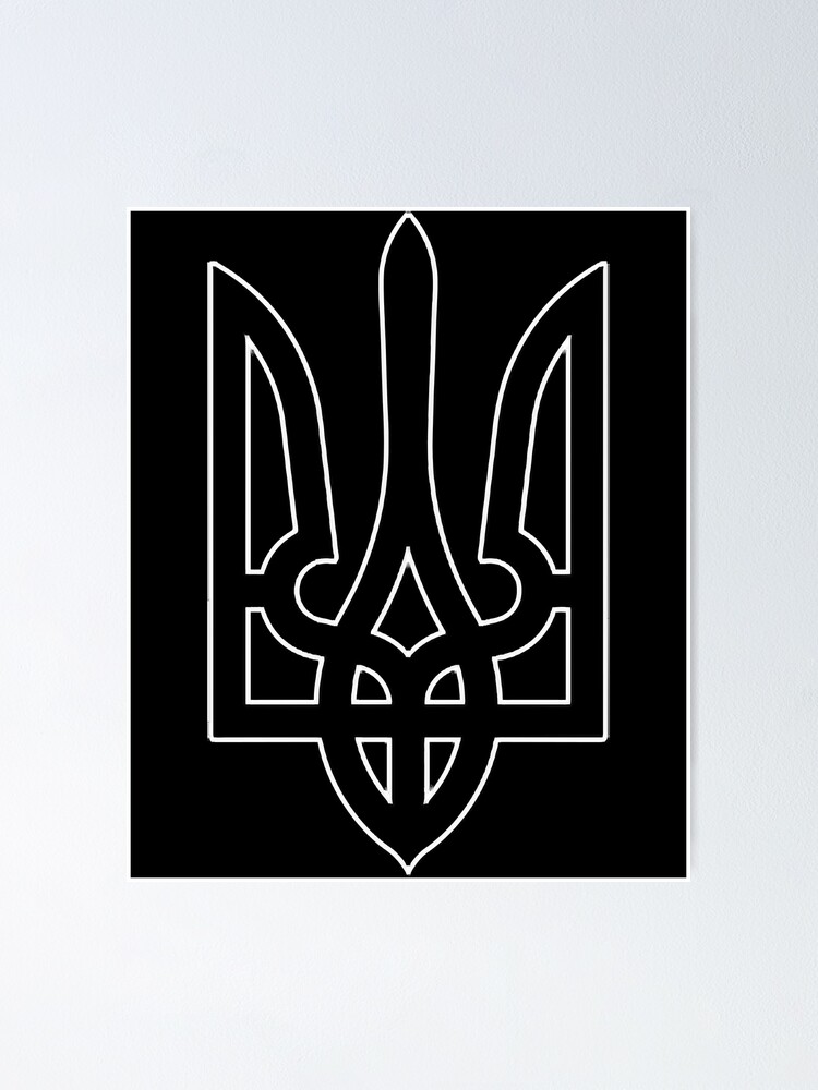 "tryzub symbol" Poster for Sale by BruceShelton | Redbubble