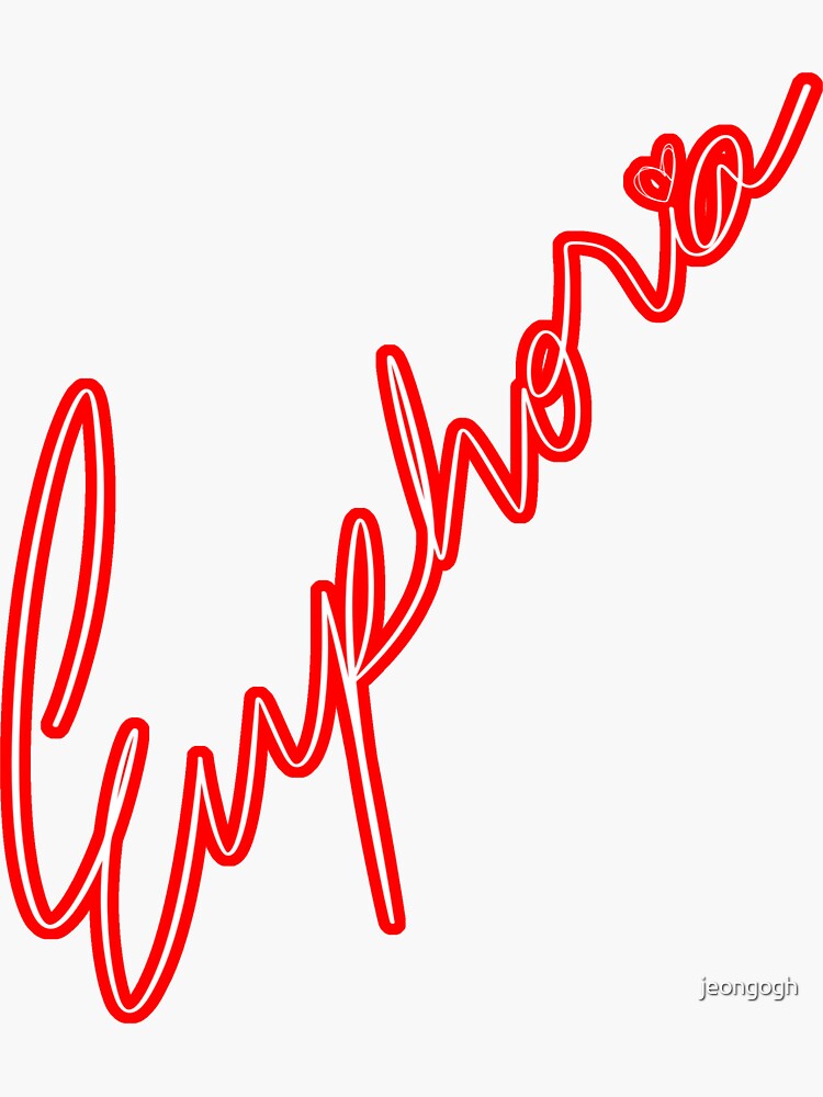 "euphoria season sign" Sticker by jeongogh | Redbubble