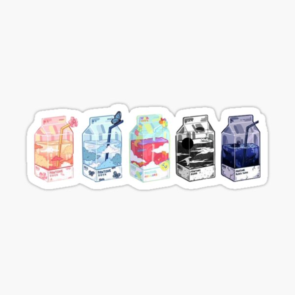 "AESTHETIC DRINKS STICKERS PACK IN ONE " Sticker for Sale by ANIHOME ...