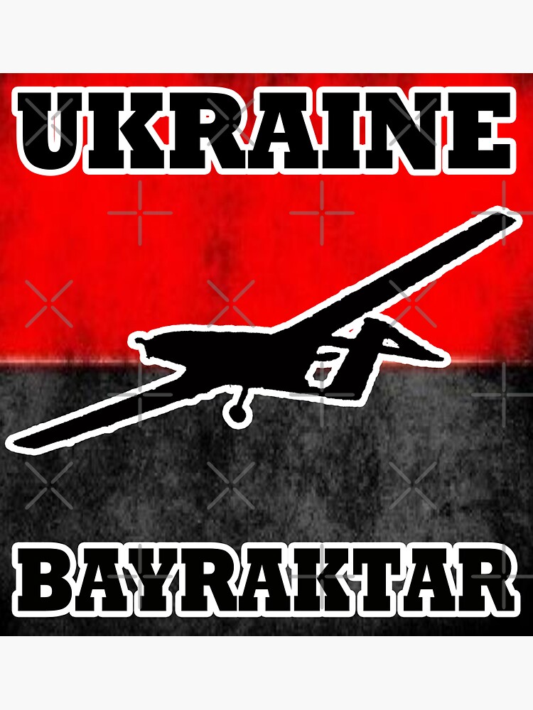 Sticker « Bayraktar, bayraktar tb2, Ukraine », par ukrainestopwar ...