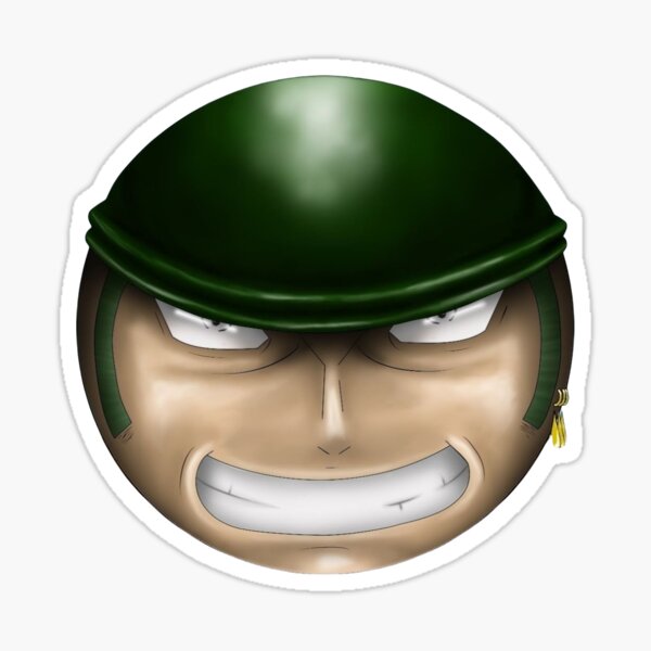 "Roronoa Zoro Ball" Sticker by Valifor | Redbubble