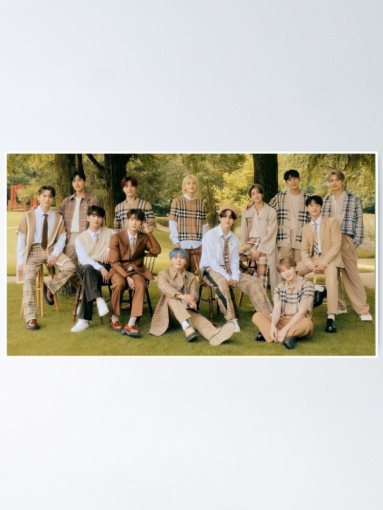 "Seventeen 2022 - Autumn Theme" Poster by K-Artists | Redbubble