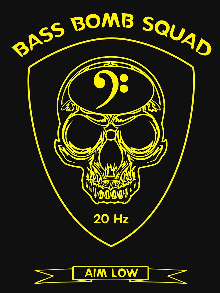 "Bass Bomb Squad" Essential T-Shirt for Sale by Samuel Sheats | Redbubble