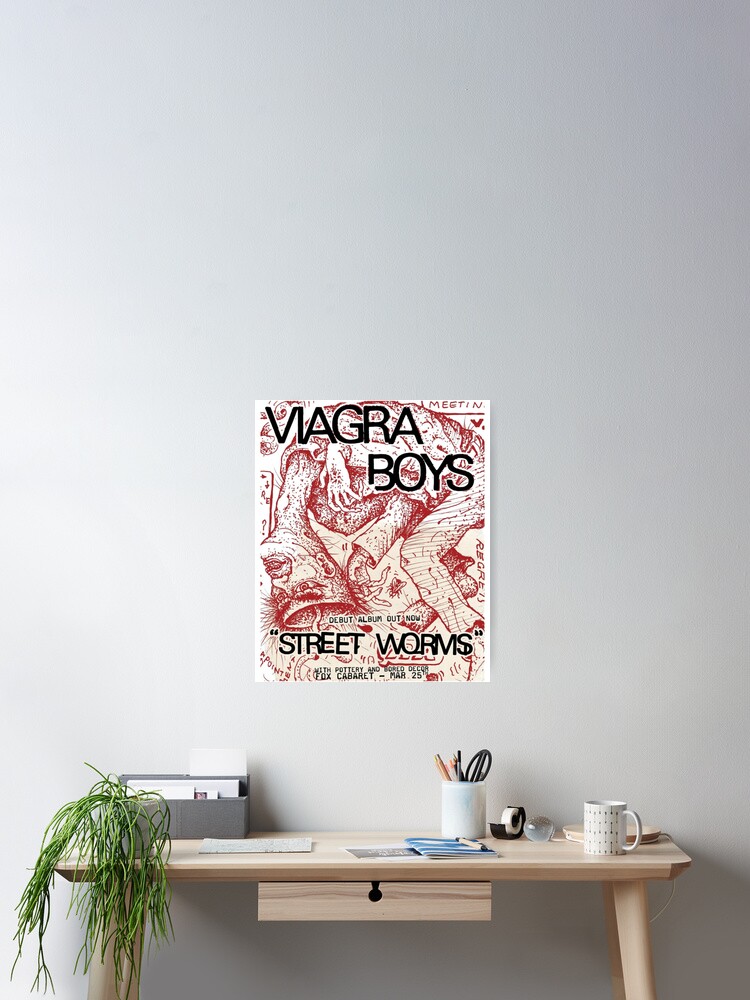 "viagra boys band " Poster for Sale by RcnArtDesignsz | Redbubble