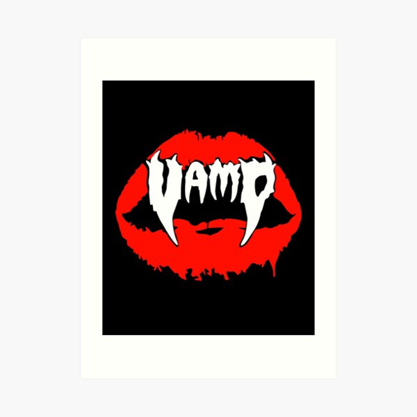 "Jake Webber Merch Vamp Lips Shirt" Art Print for Sale by elsietraceyjc ...