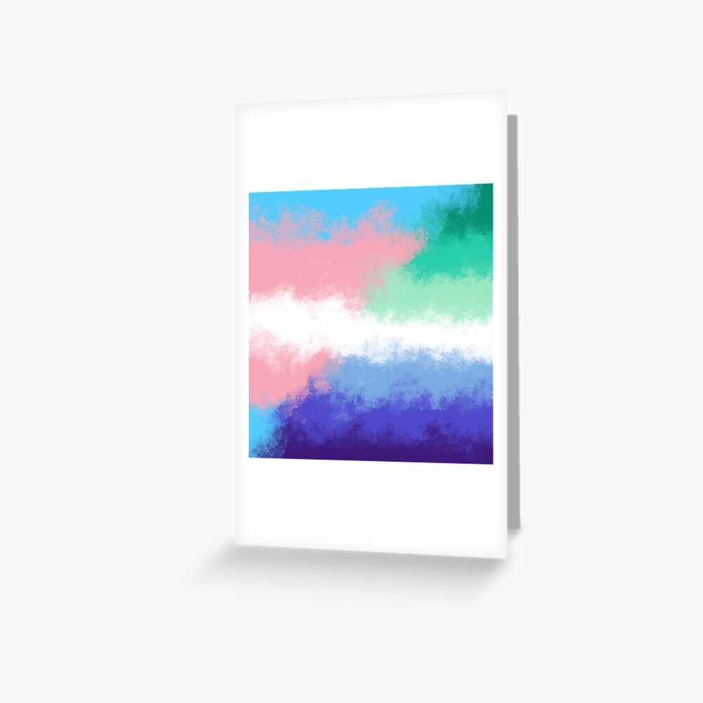 "Trans MlM mlm men loving men transgender pride flag mashup" Greeting ...