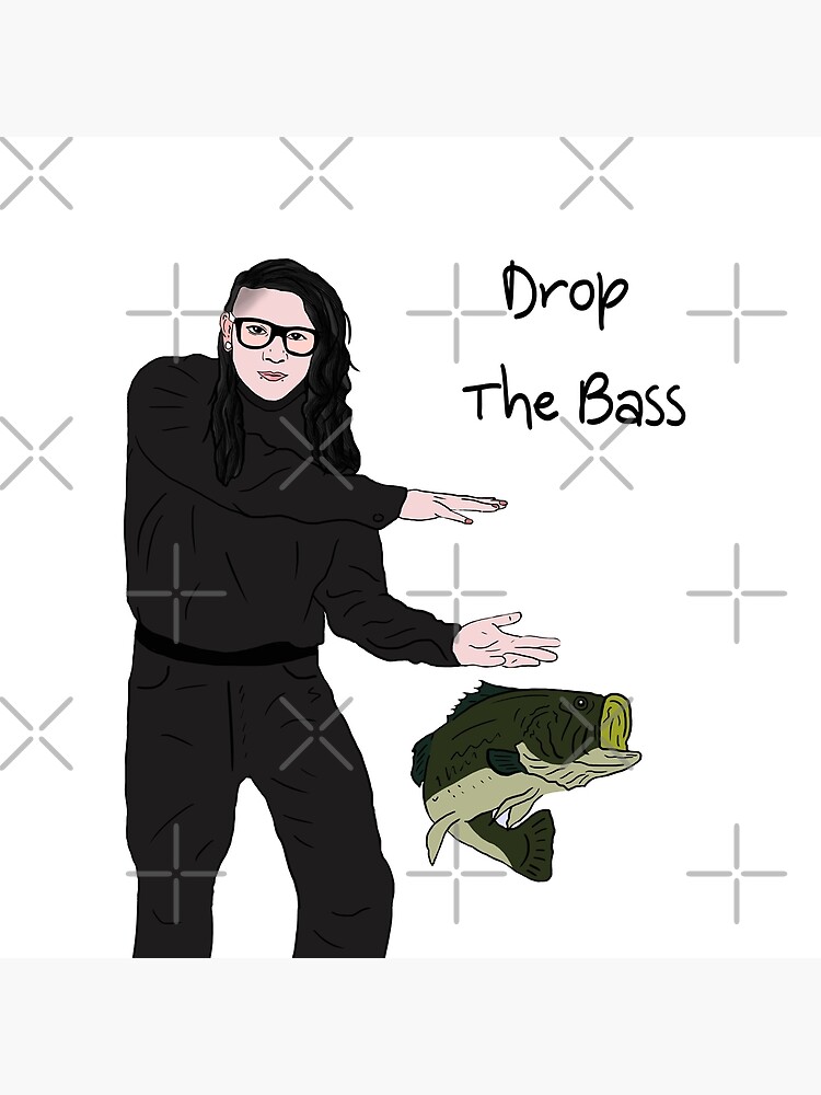 "Drop The Bass" Framed Art Print for Sale by Barnyardy | Redbubble