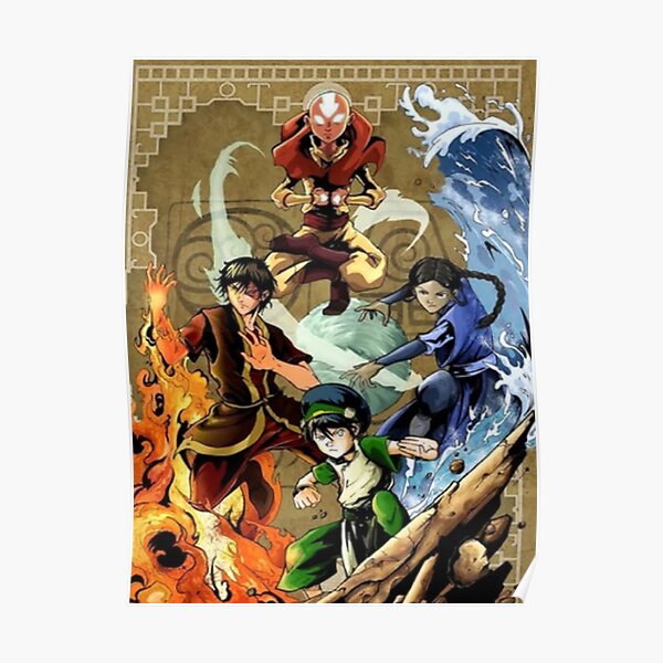 "Four Elements Team" Poster for Sale by RyanSodeman | Redbubble