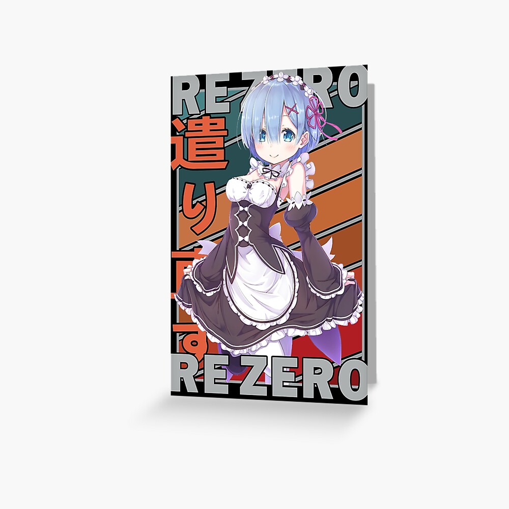 "Rem Re Zero Starting Life in Another World Vintage Color Palette ...