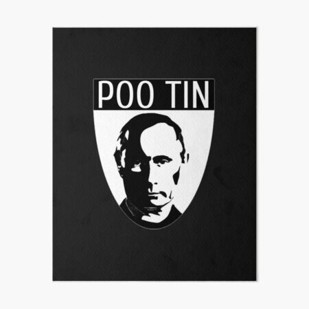 "poo tin Vladimir poo tin Sticker" Art Board Print by PootinTuon ...