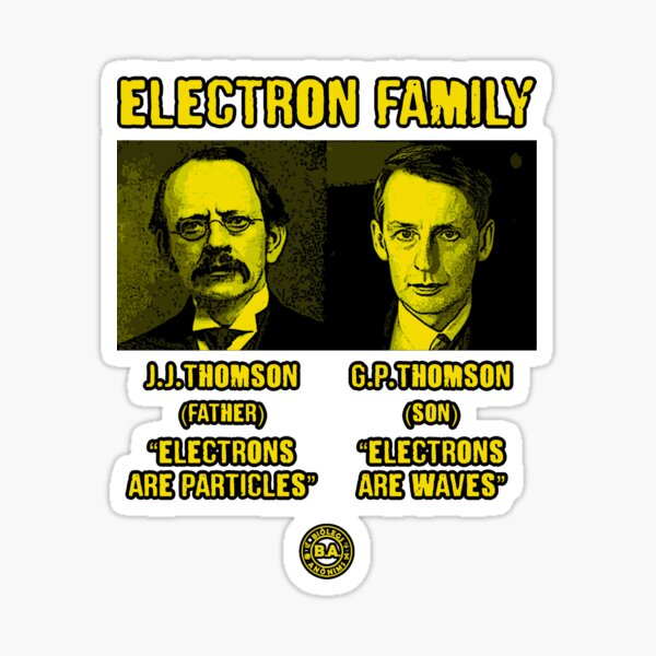"Electron family" Sticker by greenpunkart | Redbubble