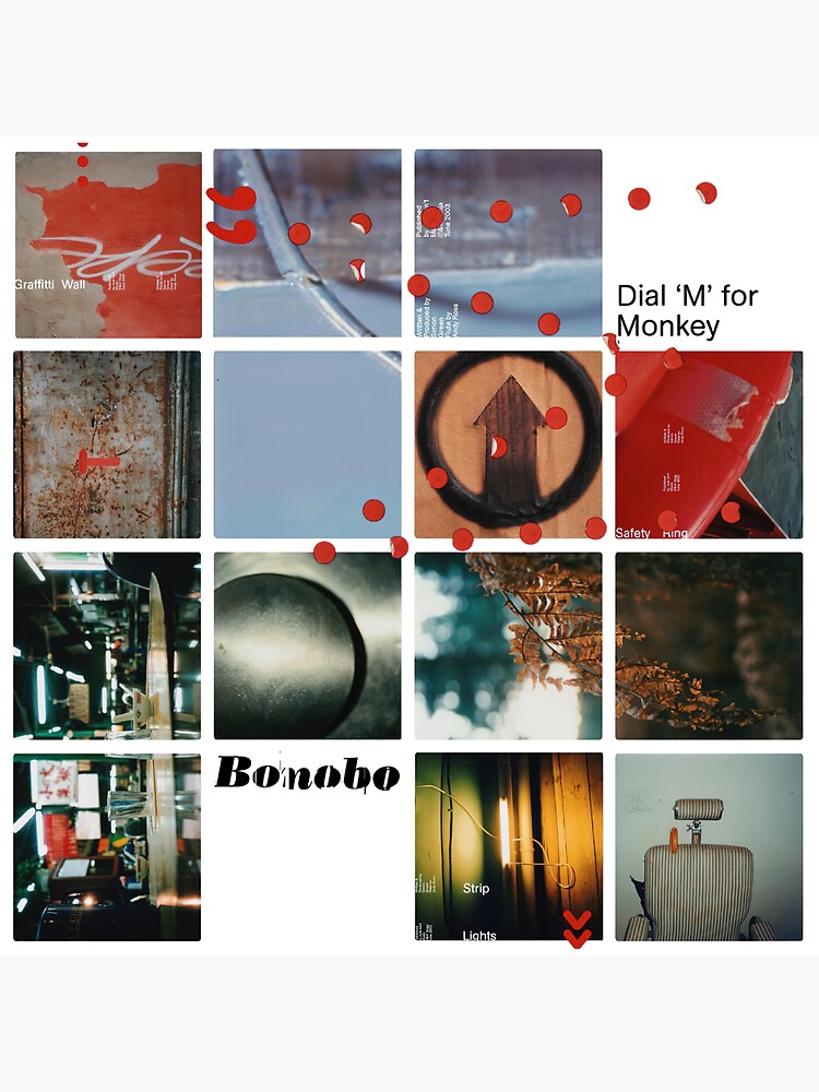 "Dial For Monkey Collage 2003" Sticker by Beauchampt | Redbubble