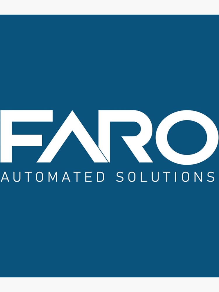 "Faro Automated Solutions Logo " Poster for Sale by hpgamerss | Redbubble