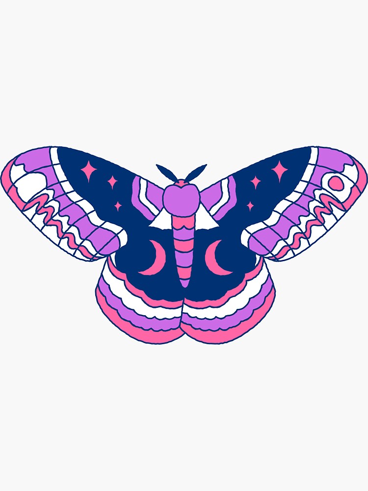 "Subtle Drag Pride Flag, Aesthetic Discreet Drag Queen Moth, LGBTQ ...