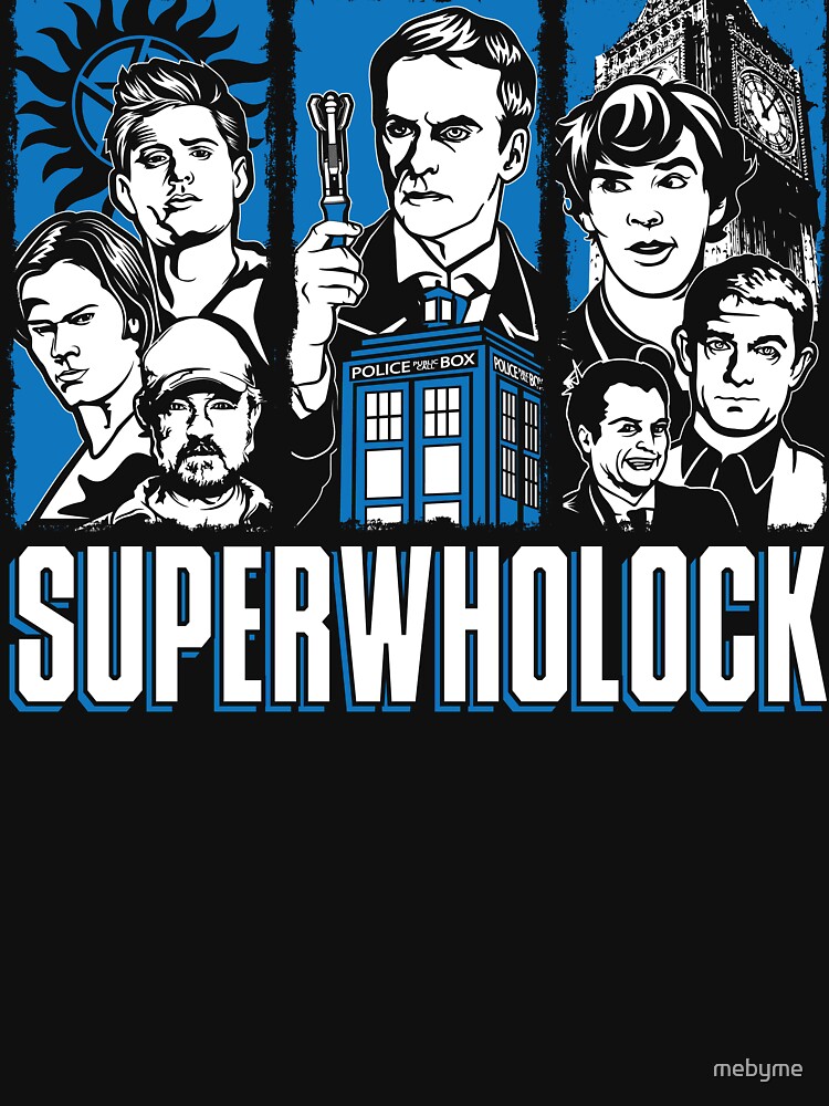 "Superwholock - Official Fandom" T-shirt for Sale by mebyme | Redbubble ...