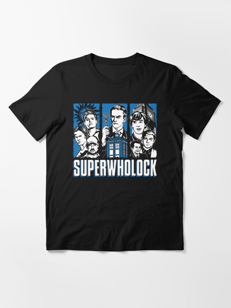 "Superwholock - Official Fandom" T-shirt for Sale by mebyme | Redbubble ...
