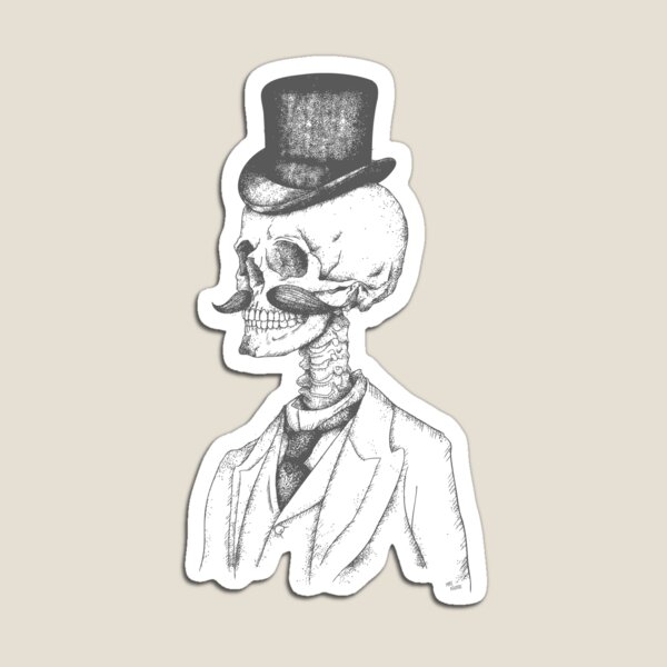 "Old Gentleman" Magnet for Sale by mikekoubou | Redbubble