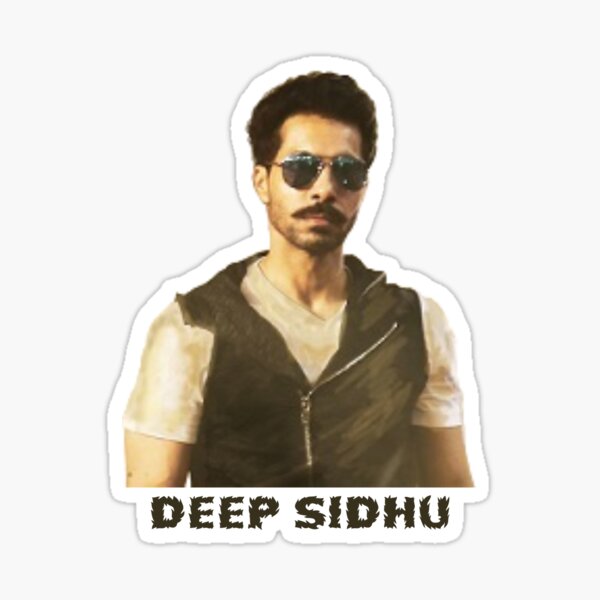 "deep sidhu best actor" Sticker by EASEShop | Redbubble