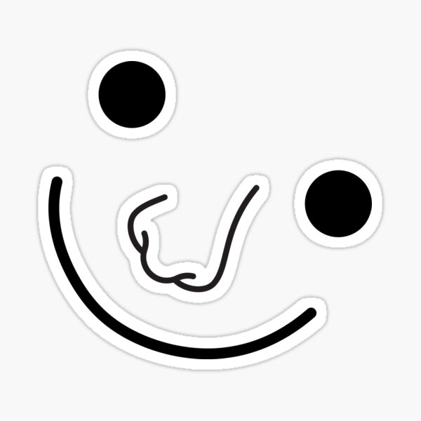 "Focus on the positive- smiley " Sticker by BP28 | Redbubble