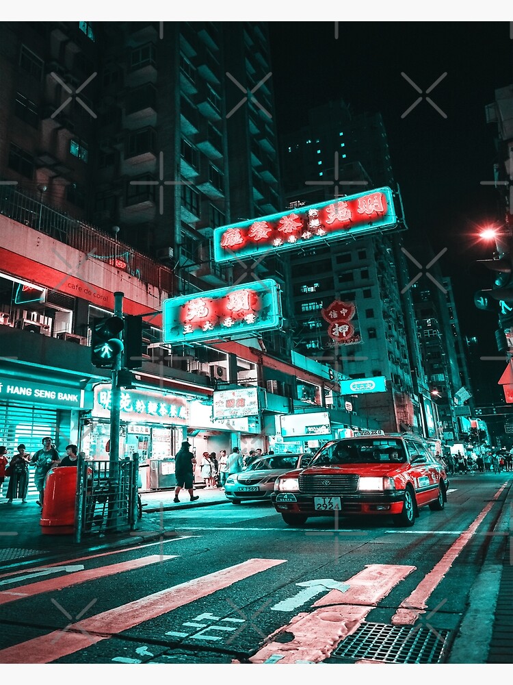 " The Car on the Tokyo Street" Poster for Sale by Abhi14 | Redbubble