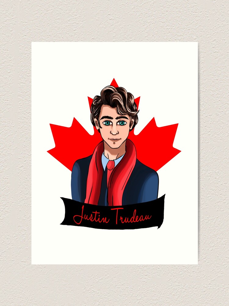 "Fanart Justin Trudeau" Art Print by Artik | Redbubble