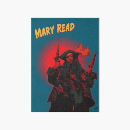 "vintage comics poster of Mary Read, a bad ass woman" Art Board Print ...